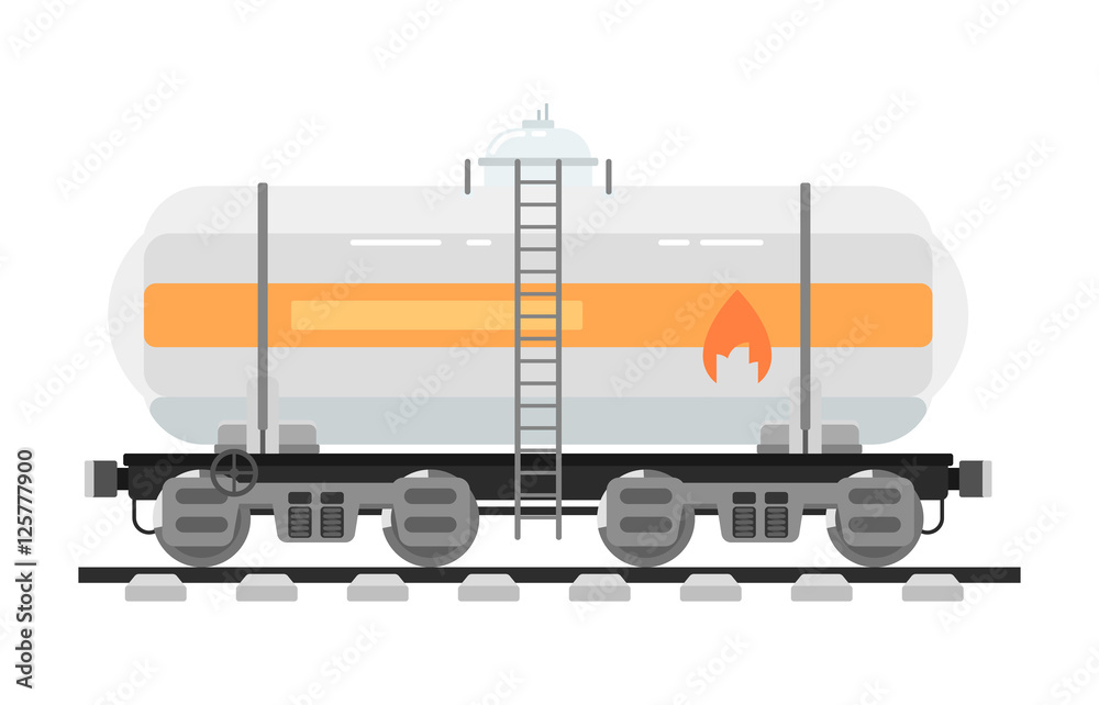 Side Of Cargo Train