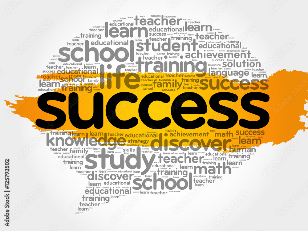 Success Think Bubble word cloud, business concept Stock Vector | Adobe ...