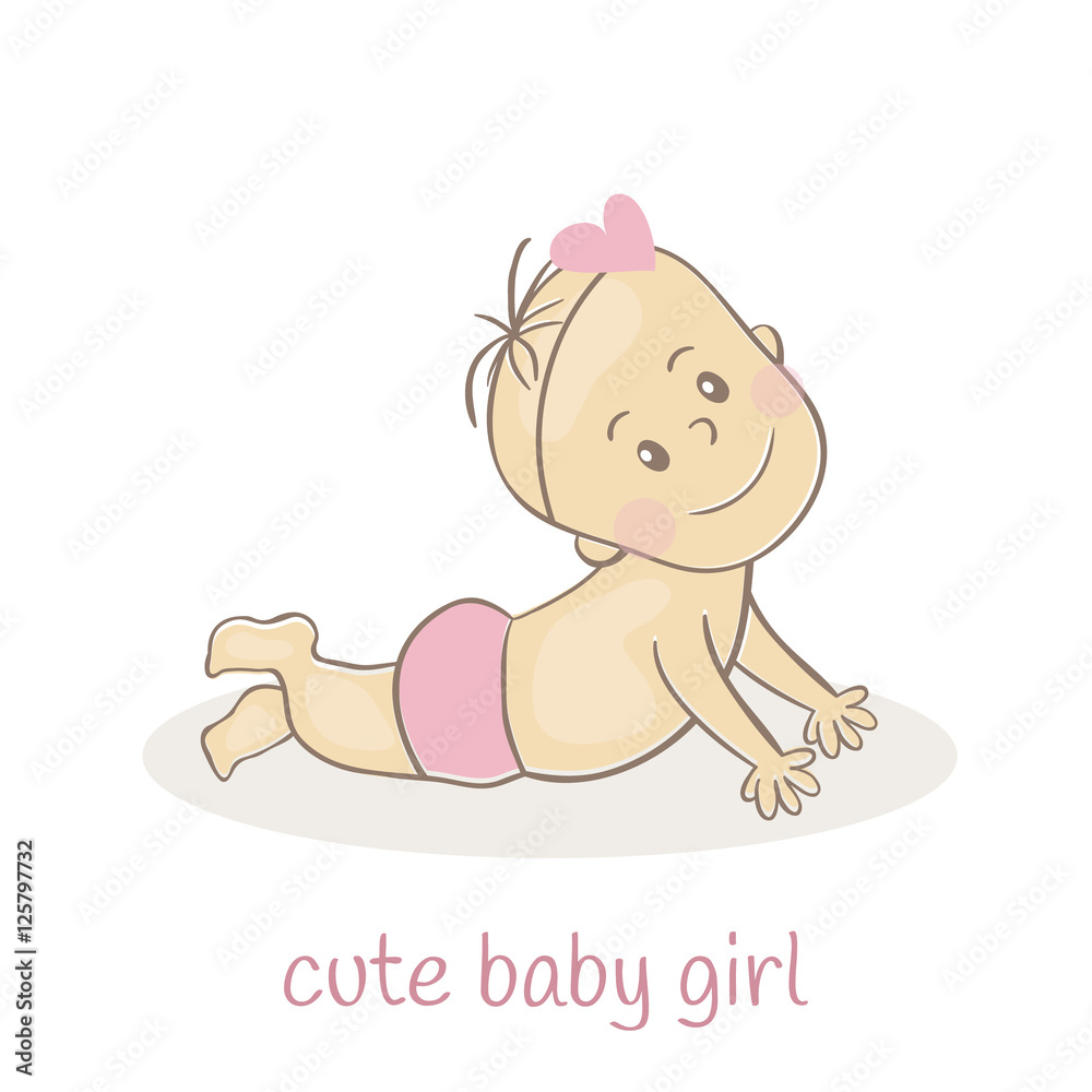 Animated Smiling Baby
