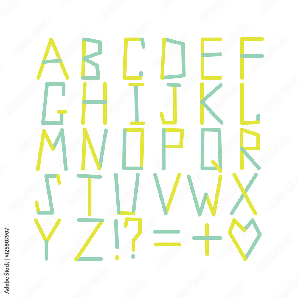 Typography Fonts Abc