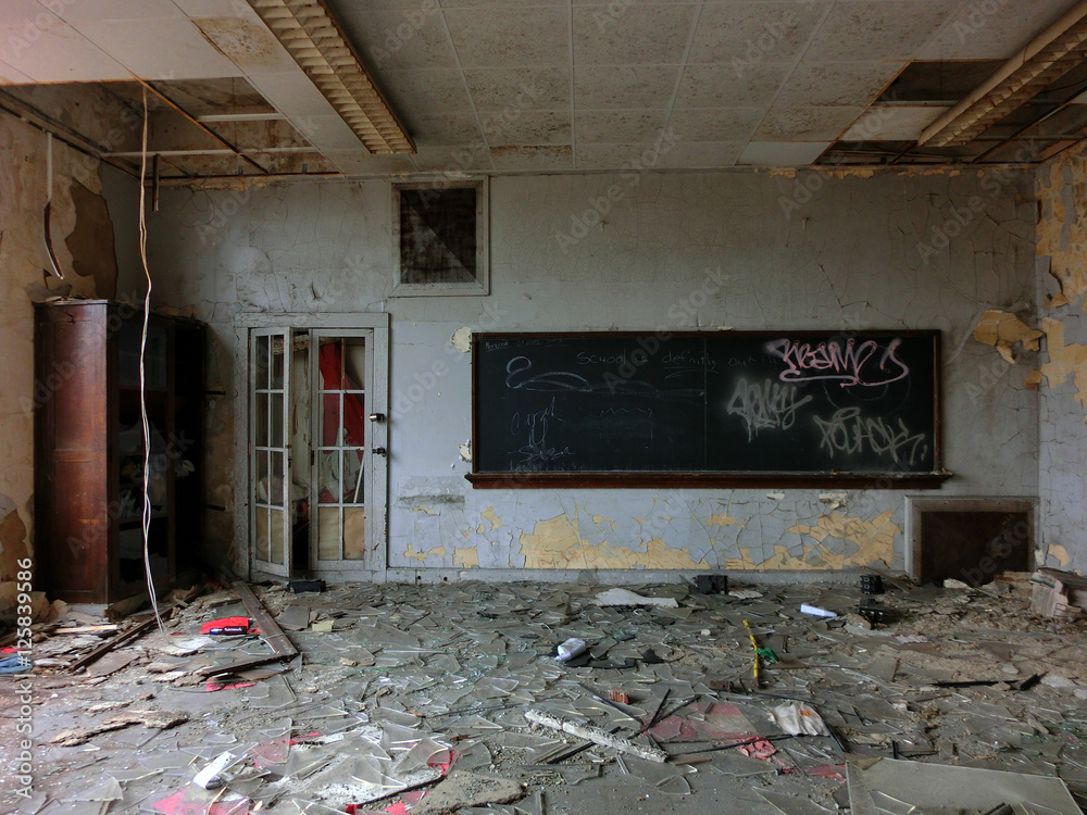 Inside Abandoned School