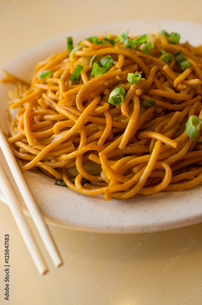 Plain Lo Mein Stock Photo | Adobe Stock