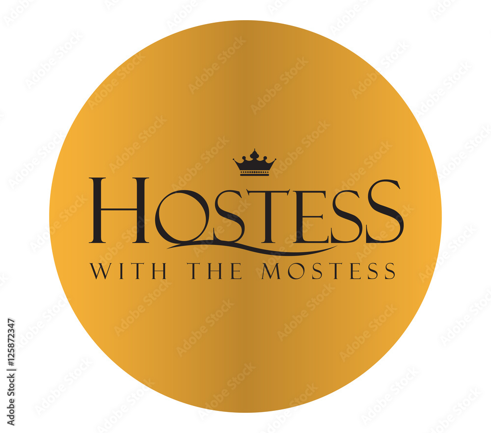 Hostess Logo Vector