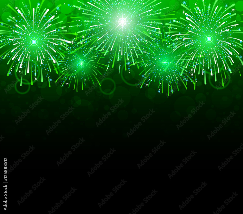 Green Fireworks
