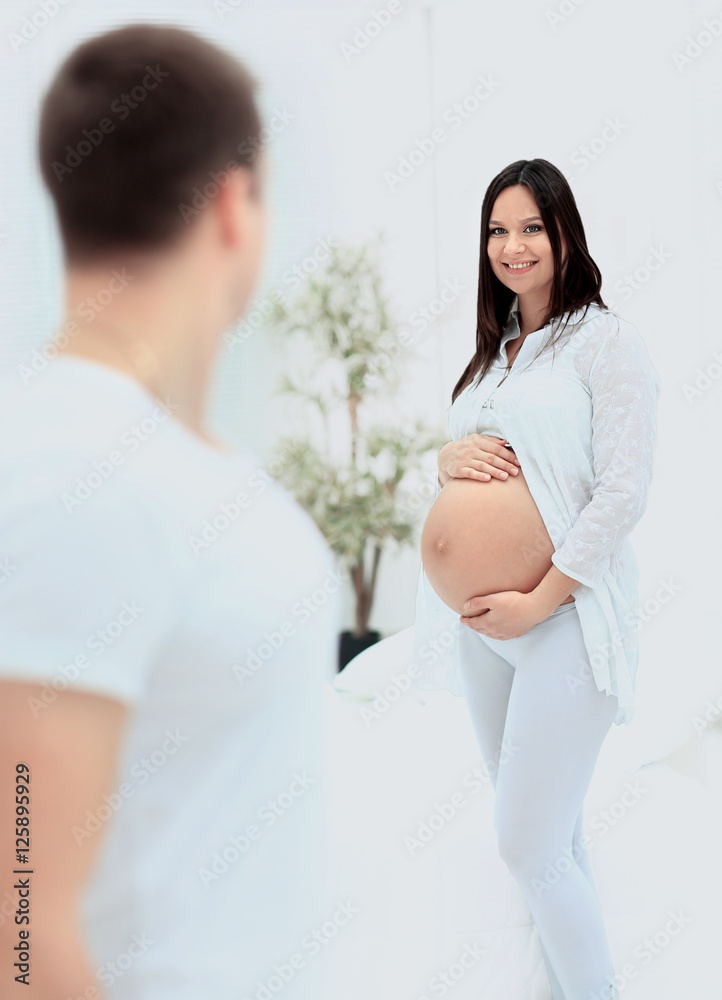 Young couple are expecting a baby Stock Photo | Adobe Stock