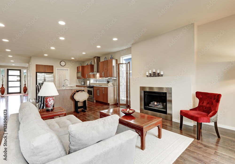 Typical American House Interior