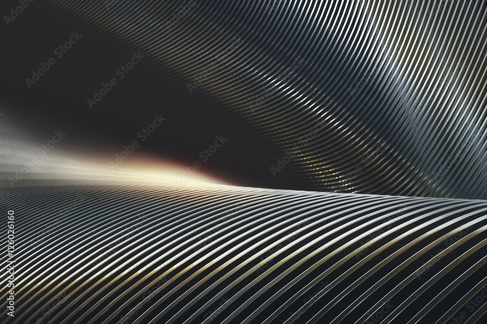 Abstract Metal Chrome Stock Illustration | Adobe Stock