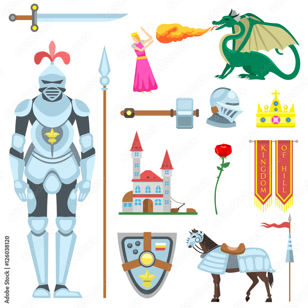 knight symbols vector illustration. Stock Vector | Adobe Stock