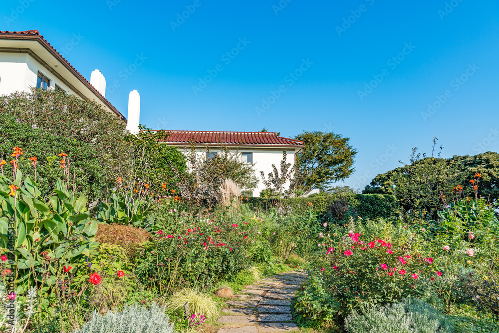 Harbor View Park at Yamate in Yokohama, Japan. Stock Photo | Adobe Stock