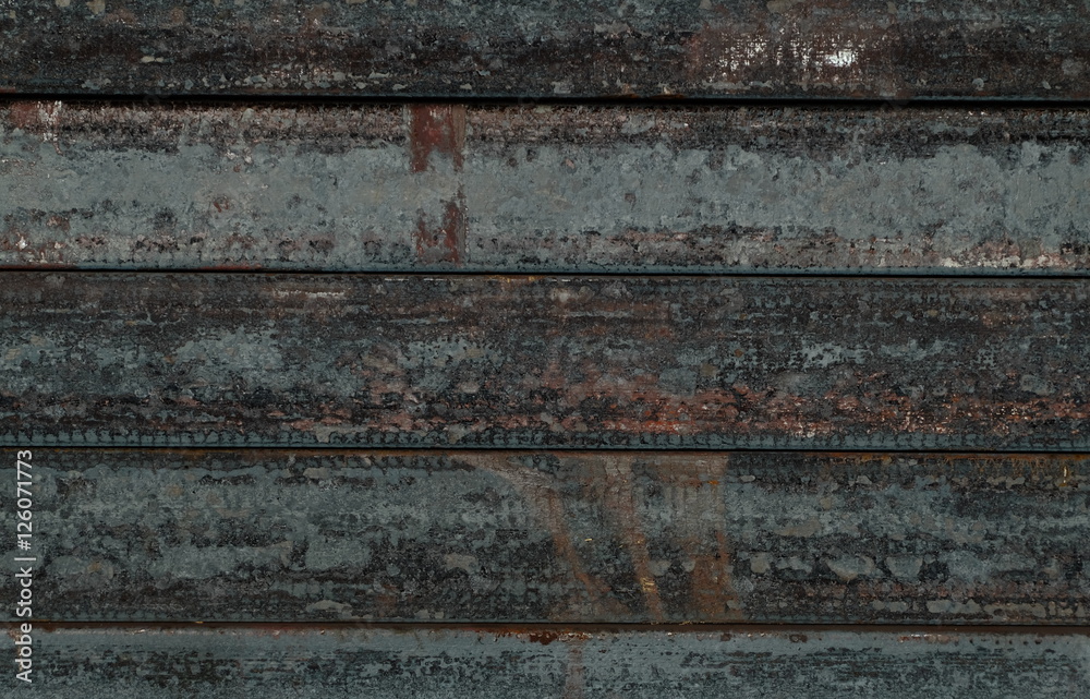Steel texture is divided into horizontal layers. Stock Photo | Adobe Stock