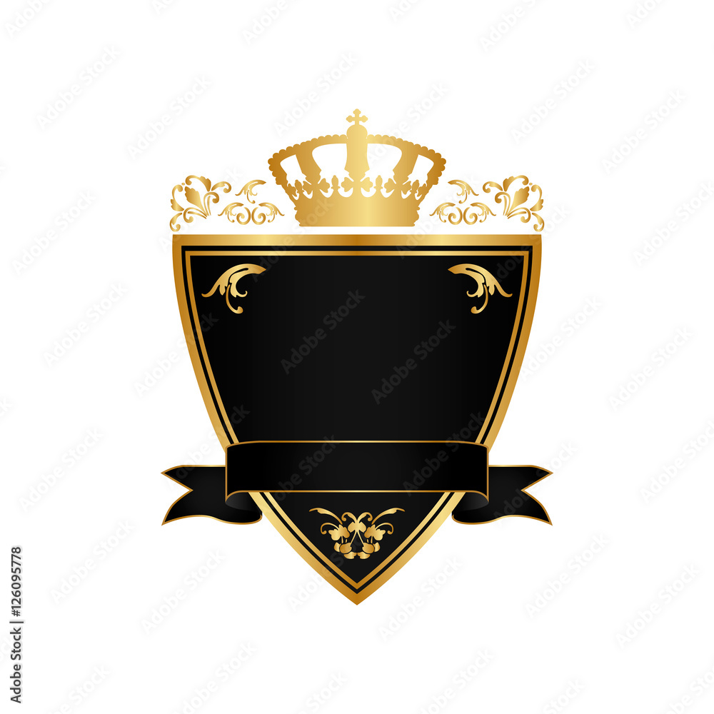 Templates. Royal vintage label. set Stock Vector | Adobe Stock