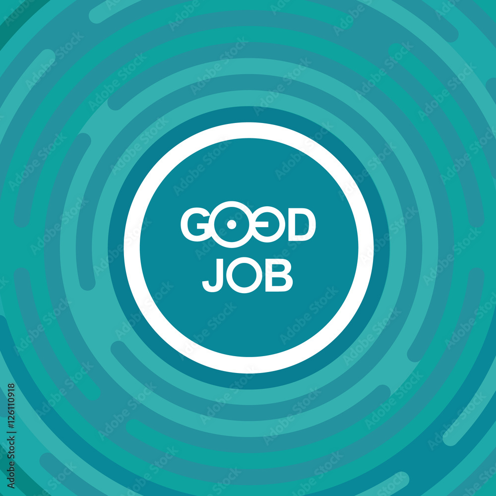Good job template. Place for text. Copy, paste. Victory background with ...