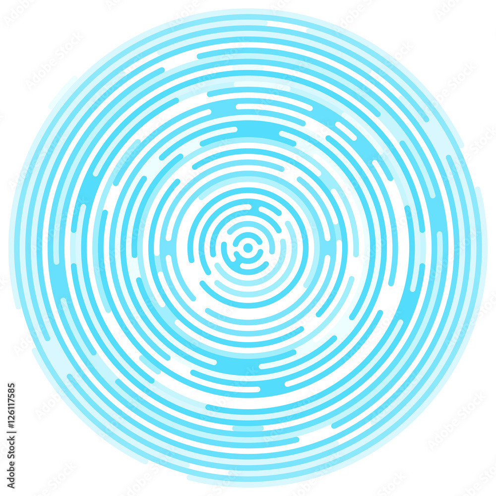 Background made of circles. Victory background. Modern digital ...