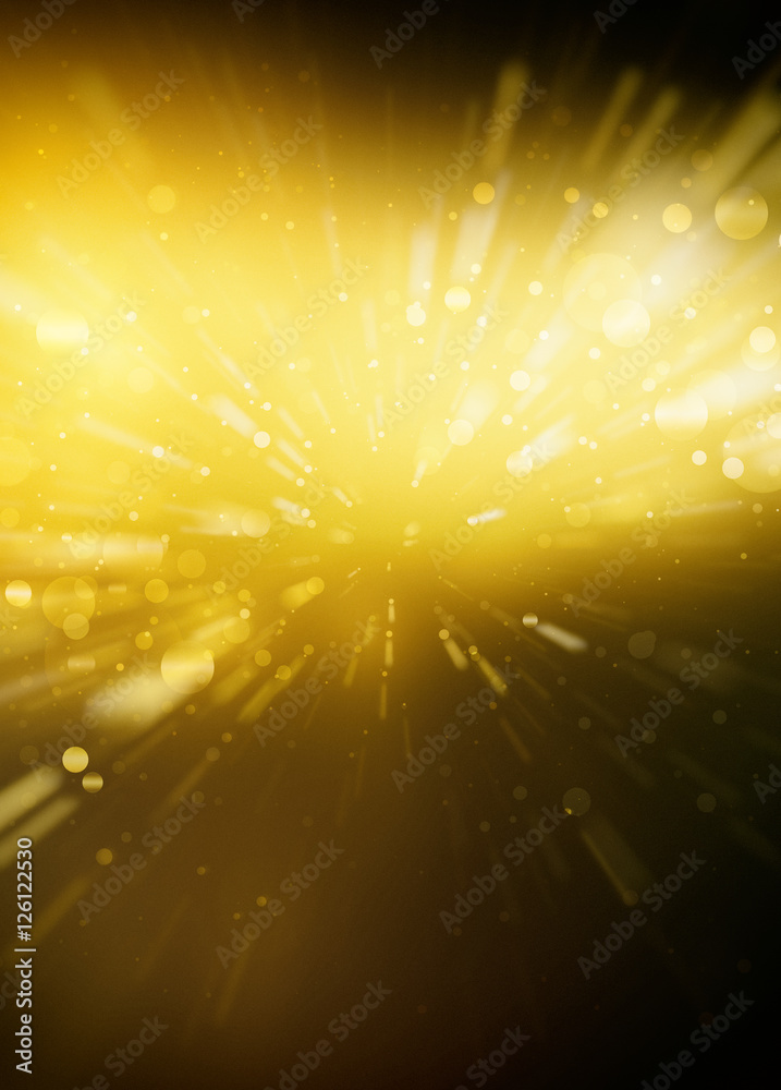 Gold Sunburst Background