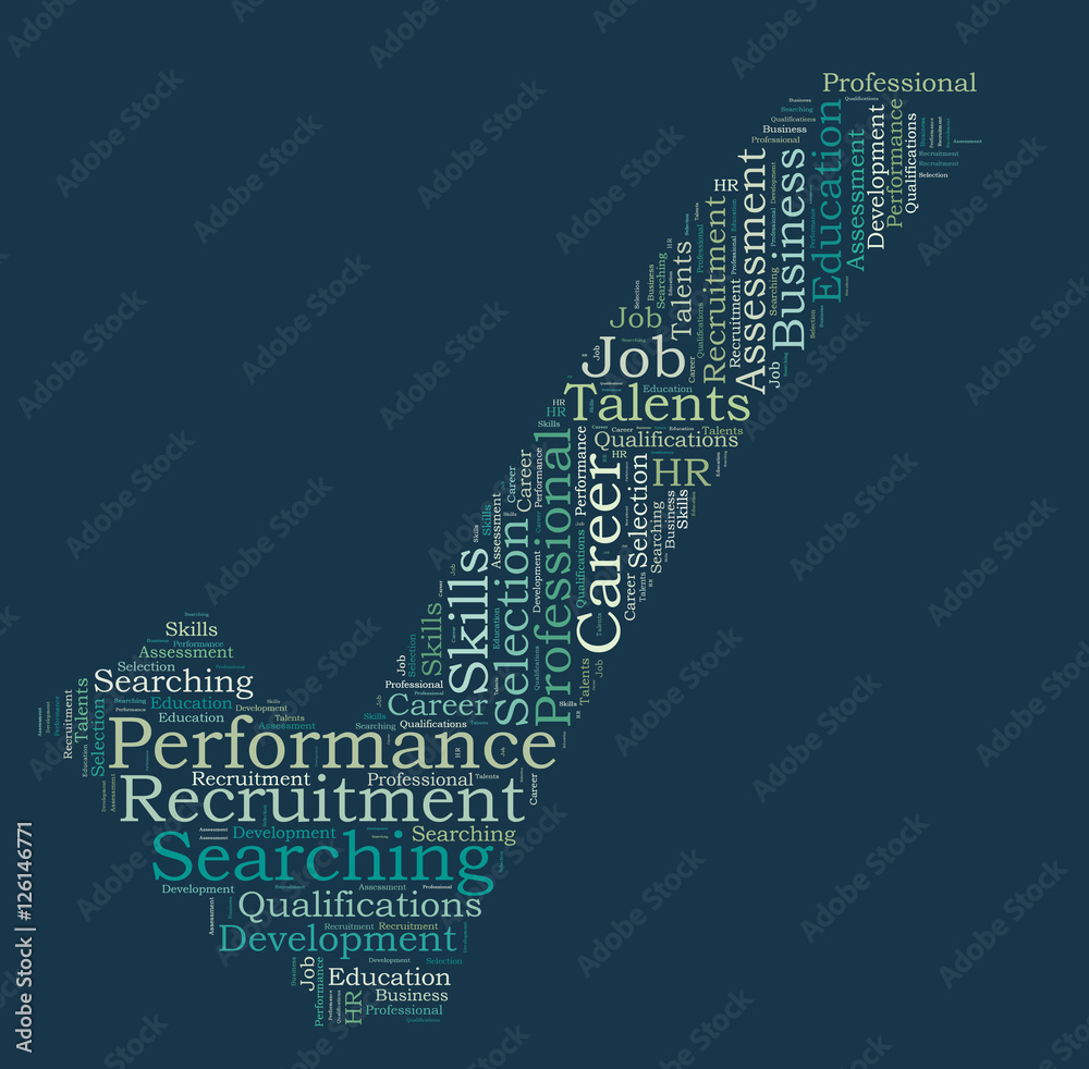 Recruitment word cloud Stock Illustration | Adobe Stock