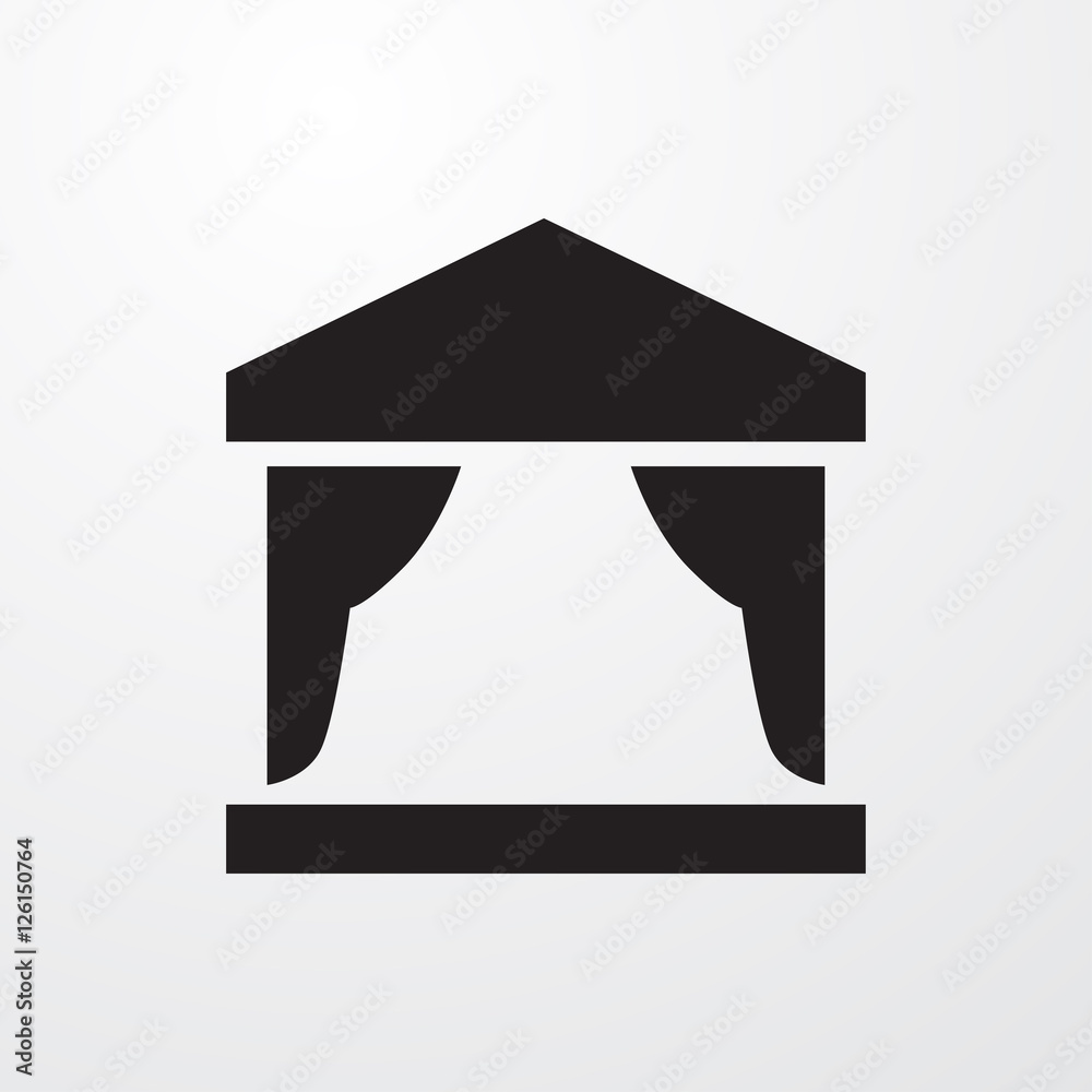 stage icon illustration Stock Vector | Adobe Stock