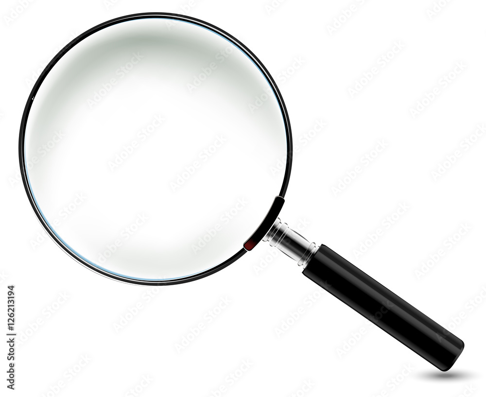 cute magnifying glass for you design Stock Photo | Adobe Stock