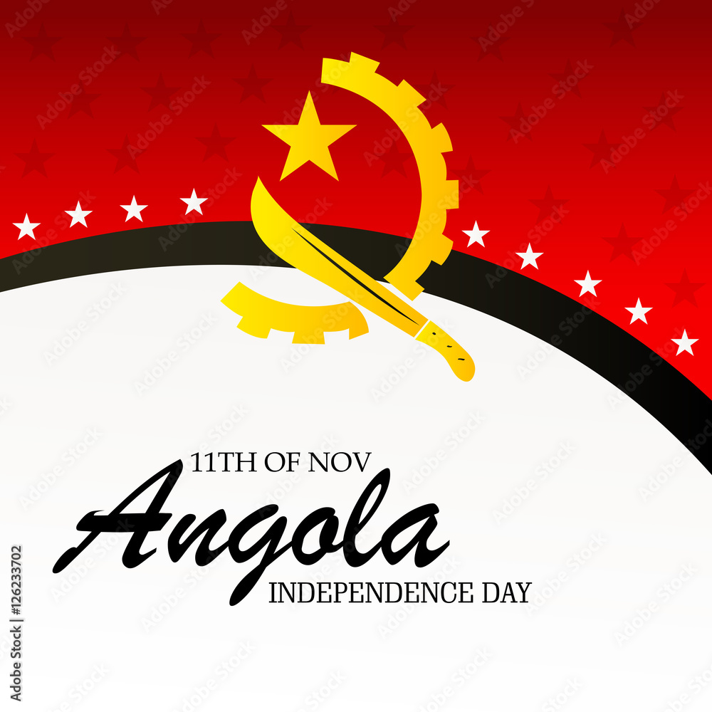 Angola Independence Day. Stock Illustration | Adobe Stock