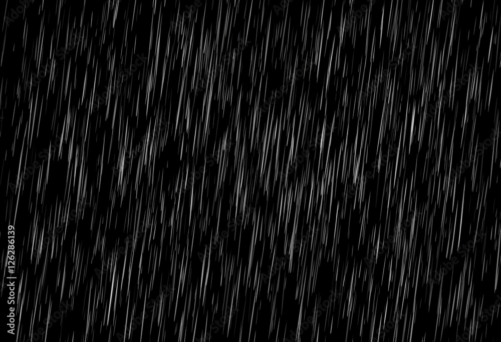 Rain on black. Vector rain texture. Abstract background Stock Vector ...