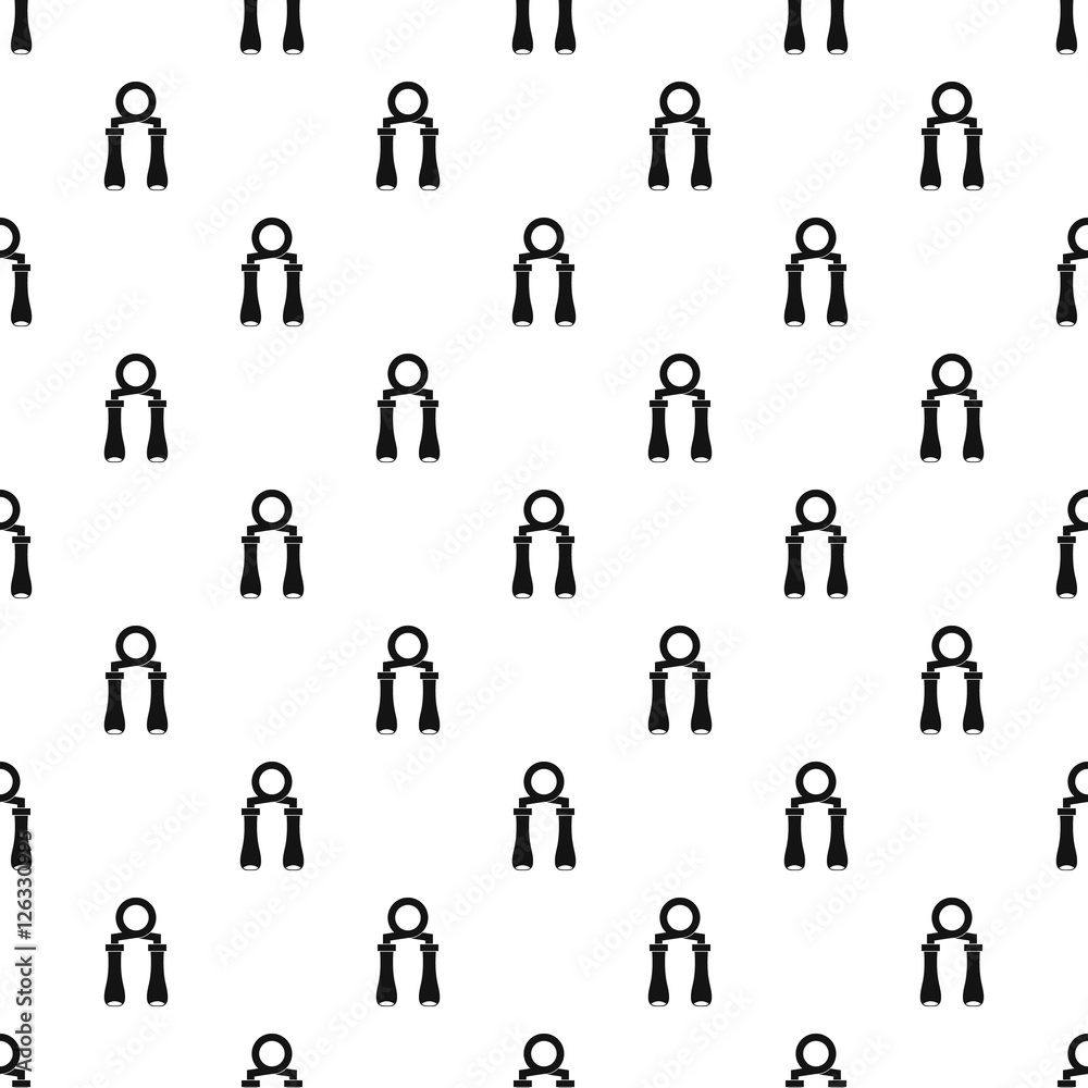Hand grip exerciser pattern. Simple illustration of hand grip exerciser ...