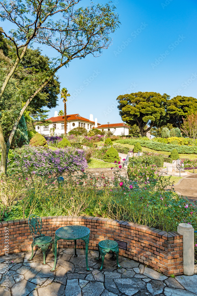 Harbor View Park at Yamate in Yokohama, Japan. Stock Photo | Adobe Stock