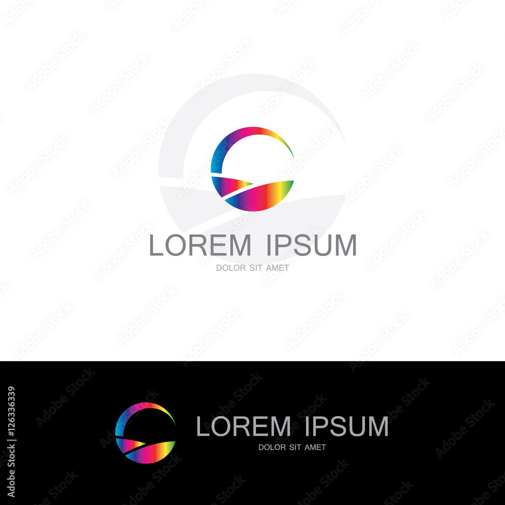 round circle letter G logo Stock Vector | Adobe Stock