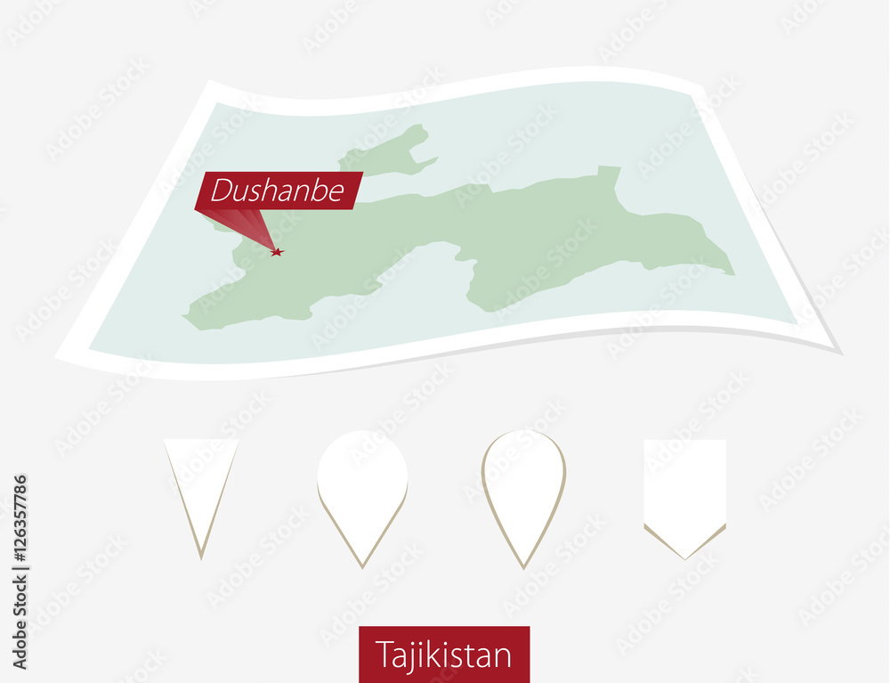 Capital Of Tajikistan Map