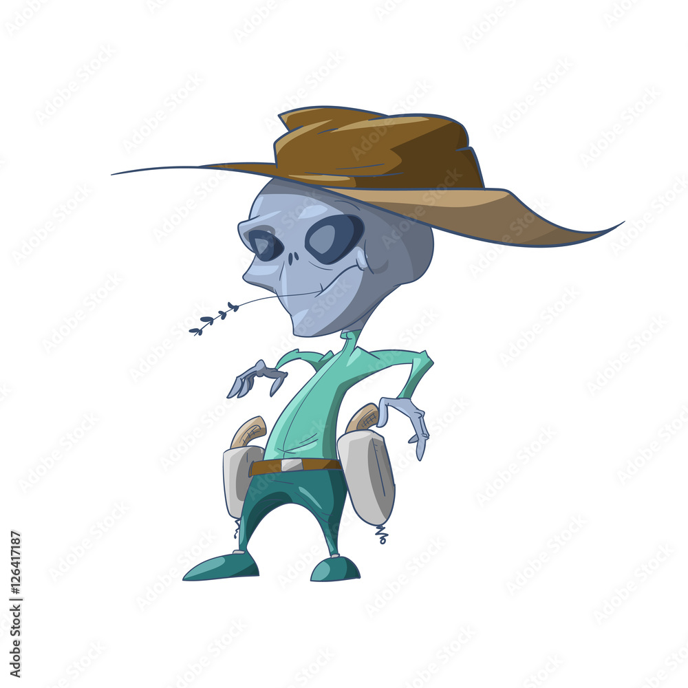 Grey Alien Cartoon
