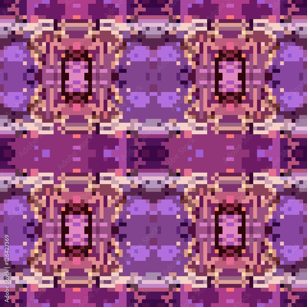 seamless tileable pixel texture pattern Stock Illustration | Adobe Stock