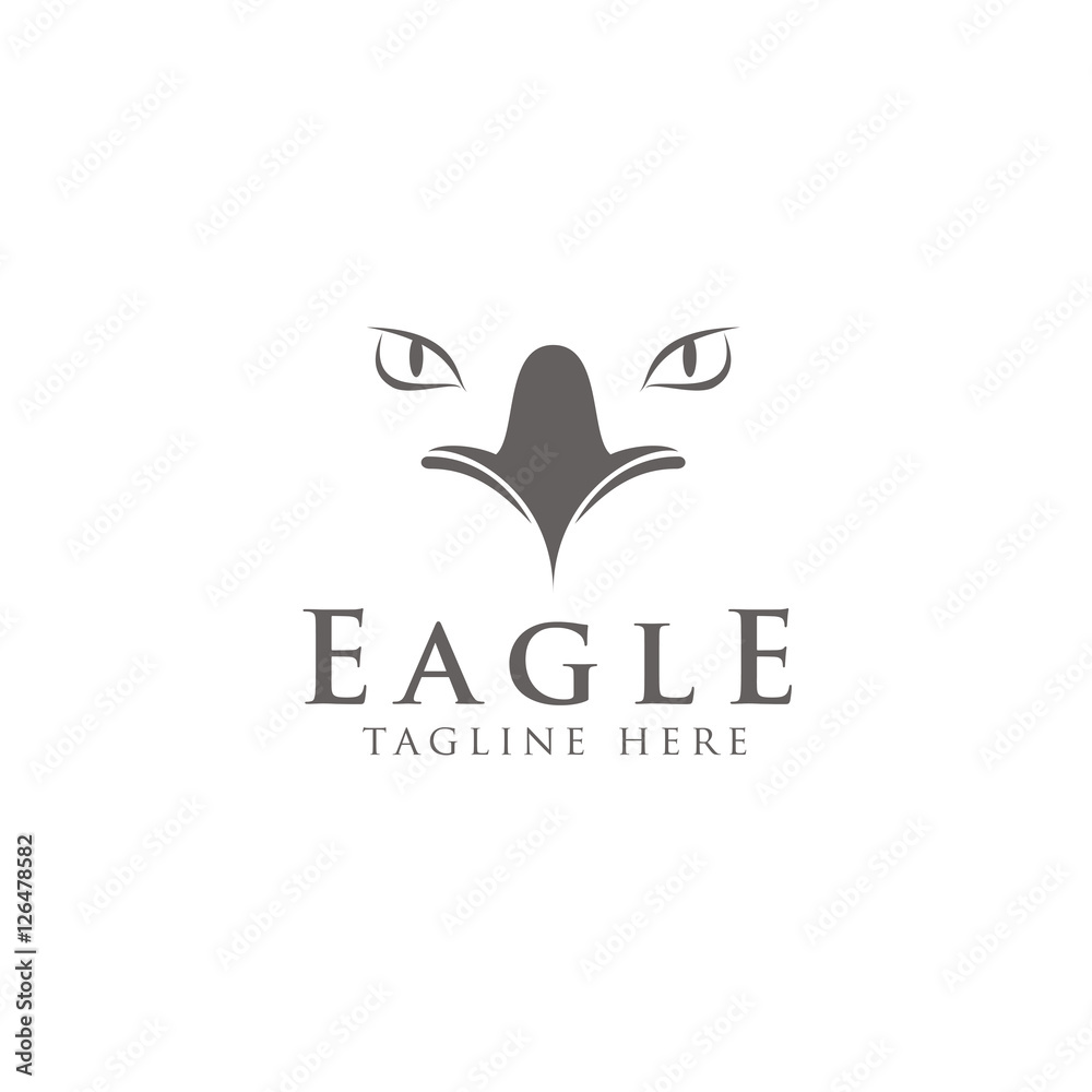 Eagle Eye Logo Design Black And White