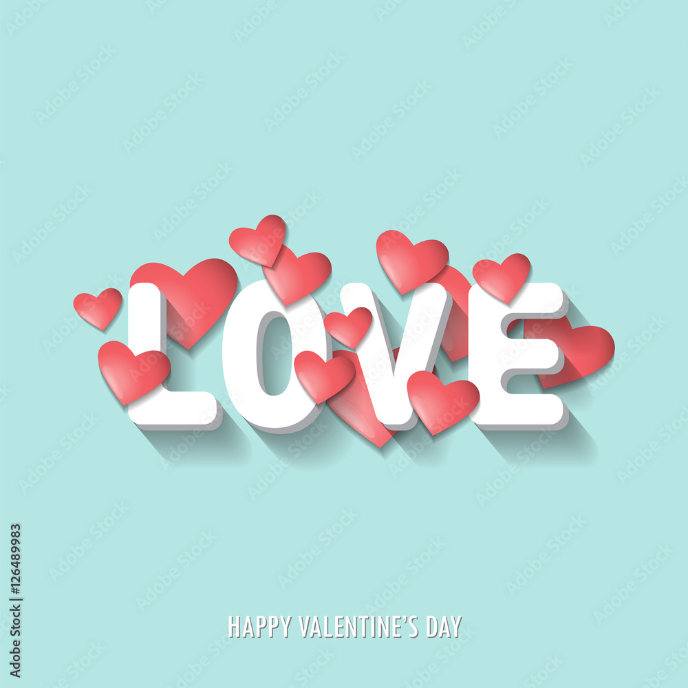 love background, vector Stock Vector | Adobe Stock