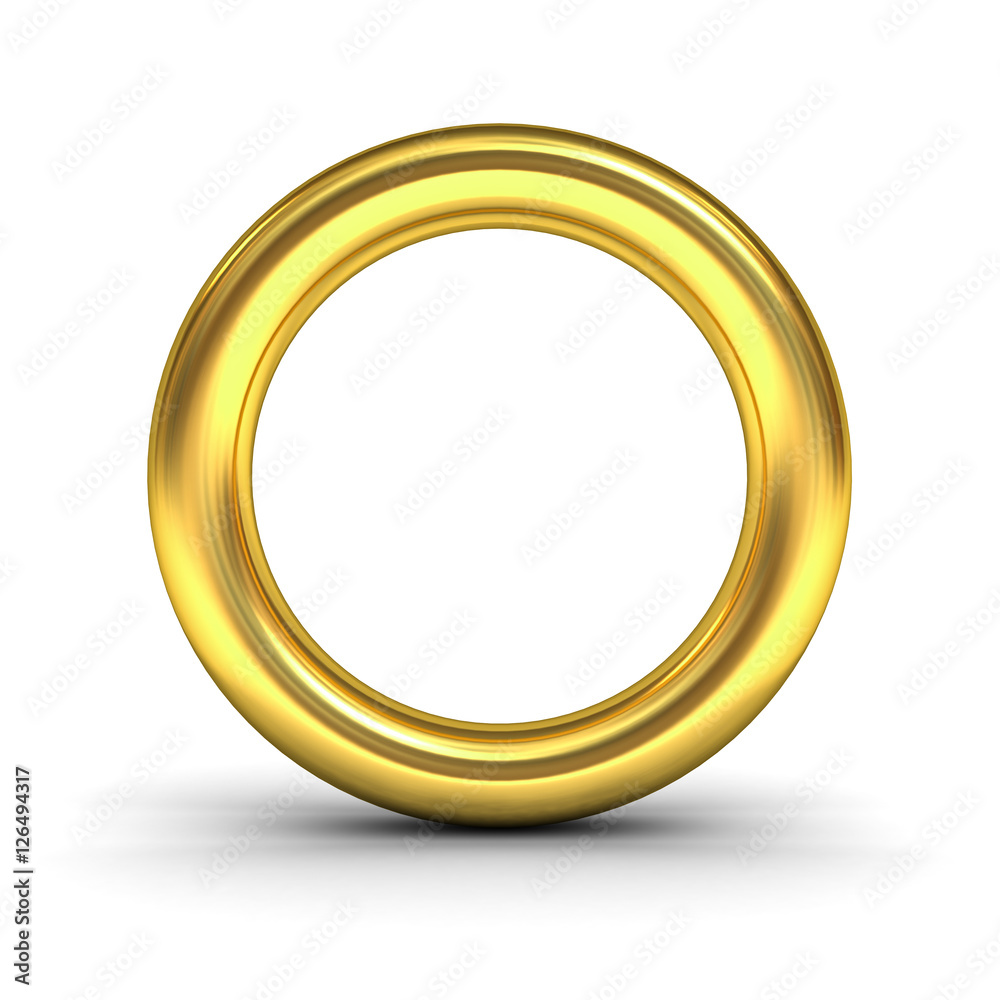 The Letter O In Gold
