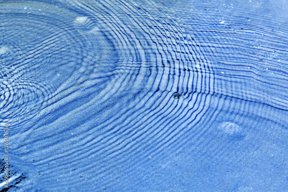 Blue water waves and ripples, circular water ripple background Stock ...