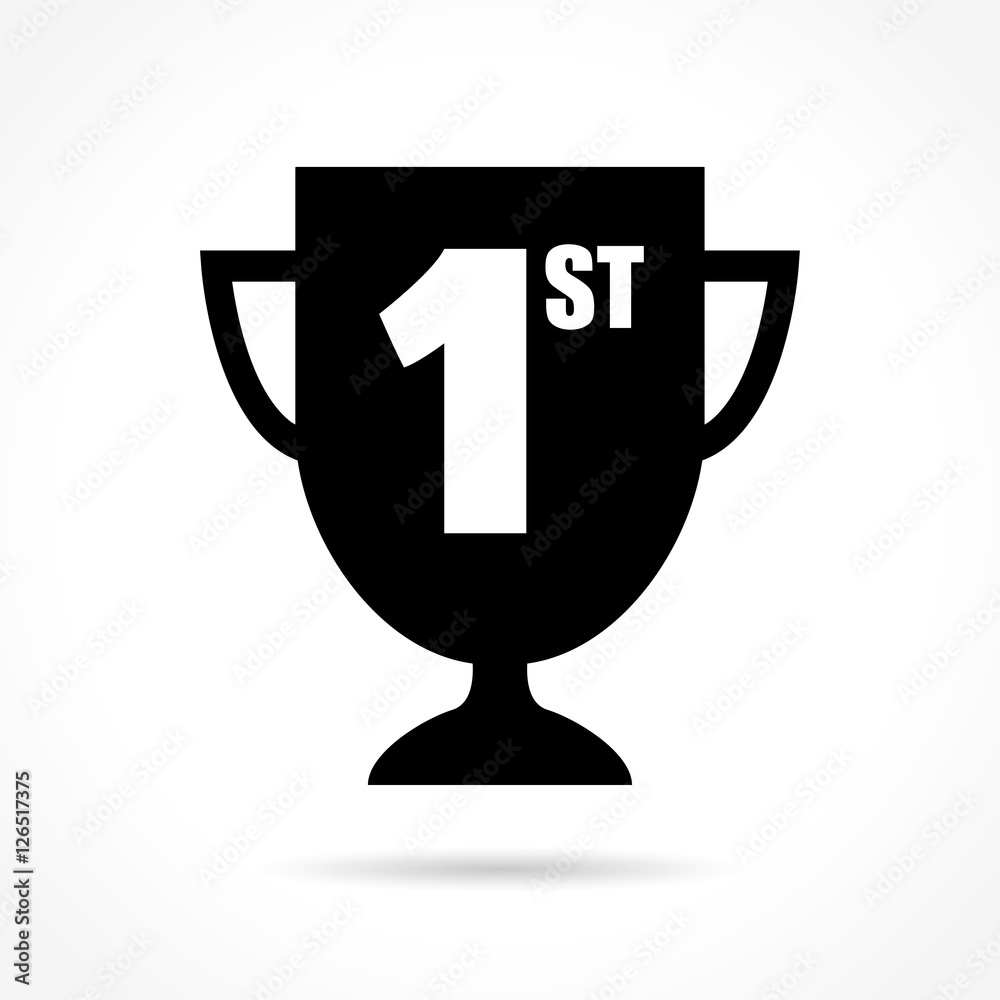 first icon on white background Stock Vector | Adobe Stock