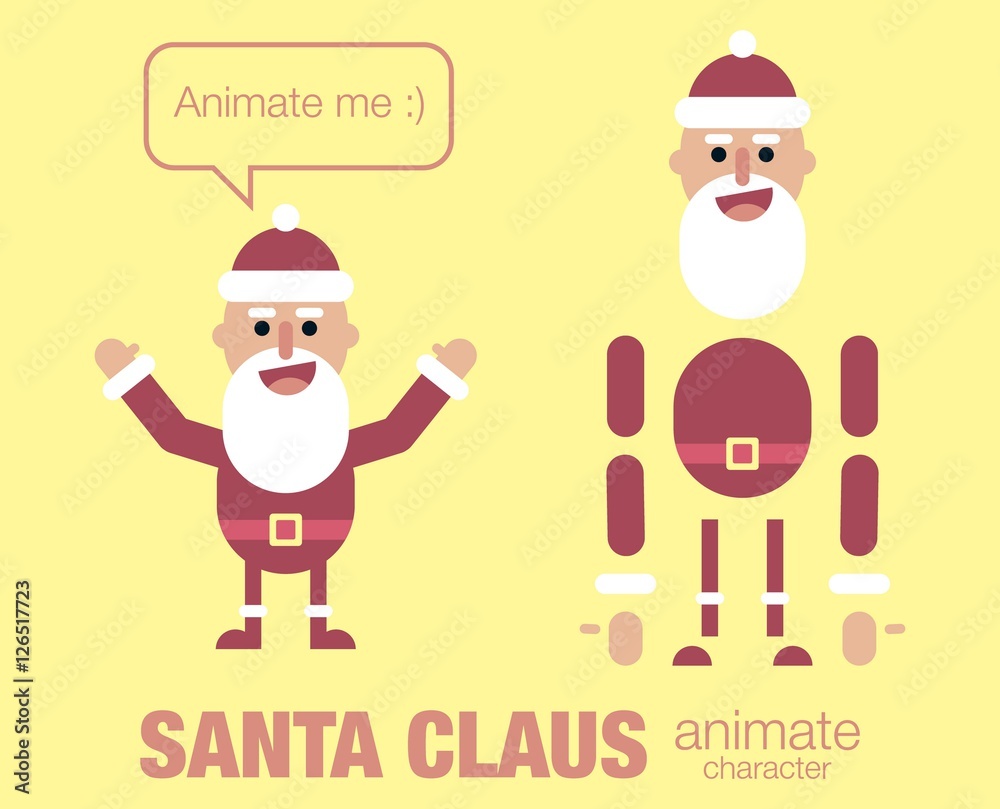 Santa Claus Body Template