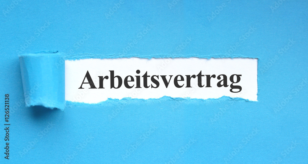 Arbeitsvertrag Stock Photo | Adobe Stock