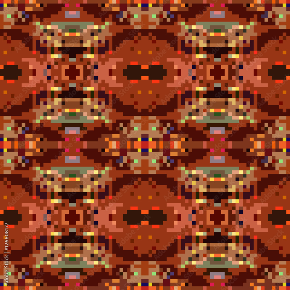 seamless tileable pixel texture pattern Stock Illustration | Adobe Stock