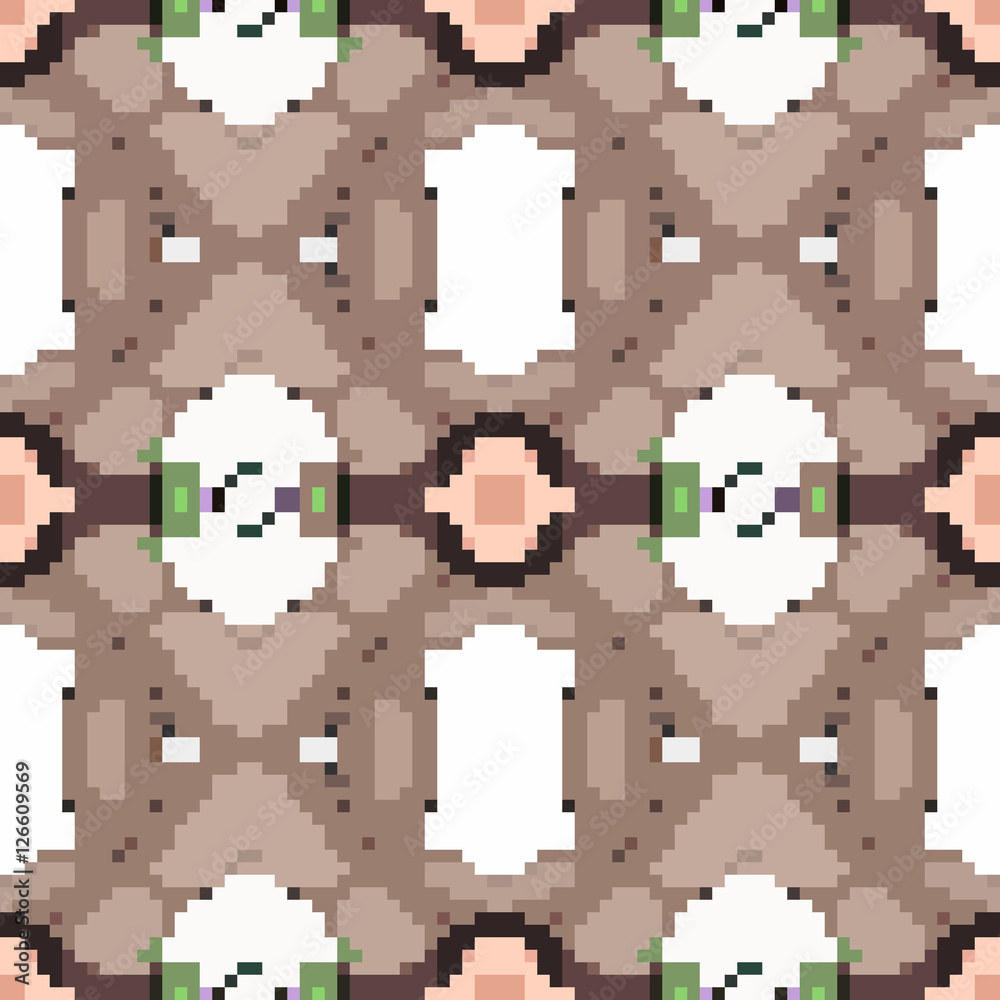 seamless tileable pixel texture pattern Stock Illustration | Adobe Stock