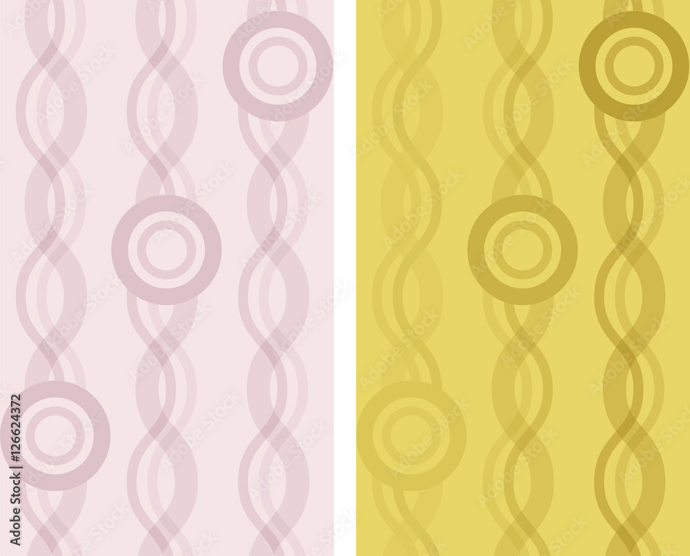 Wallpaper with circles. Seamless pattern vector made with circles. 2 ...