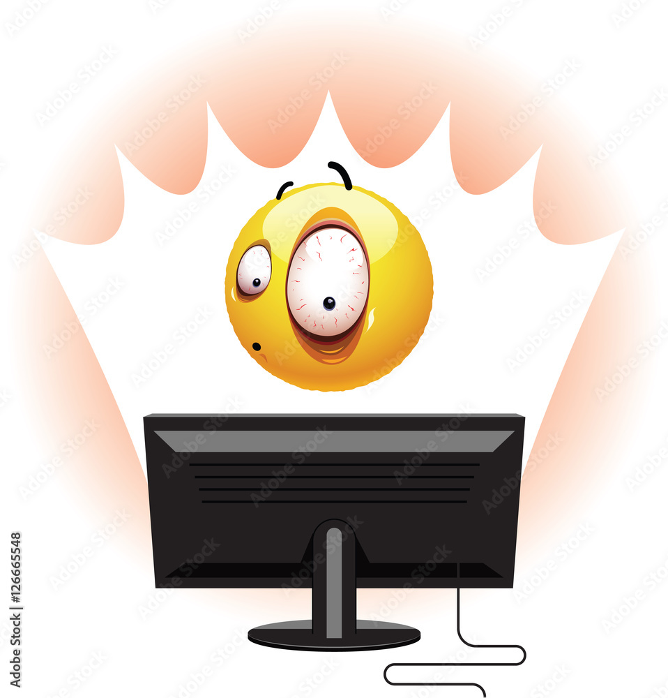 Smiley Watching Someone