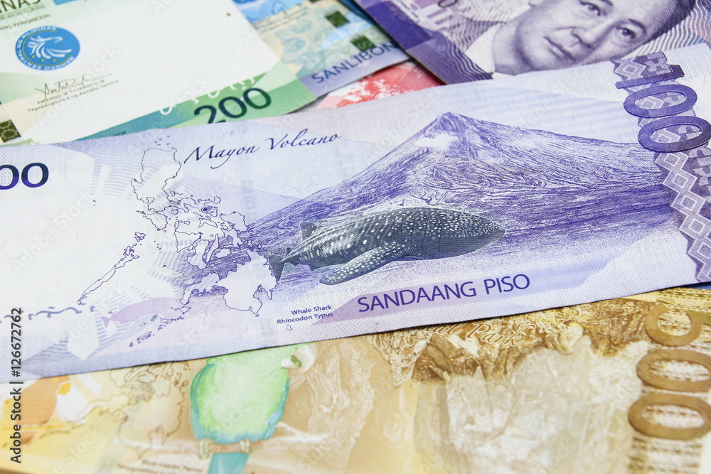 Piso currency of Philippine. Stock Photo | Adobe Stock