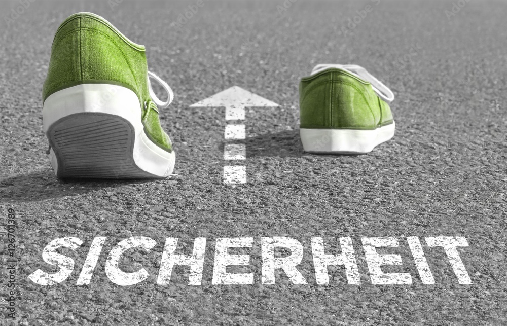 Den Weg der Sicherheit nehmen - Konzept Stock-Foto | Adobe Stock