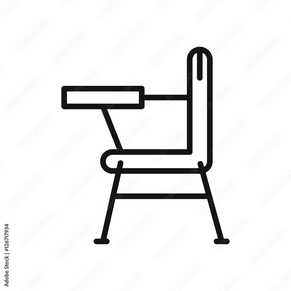 student desk illustration design Stock Vector | Adobe Stock