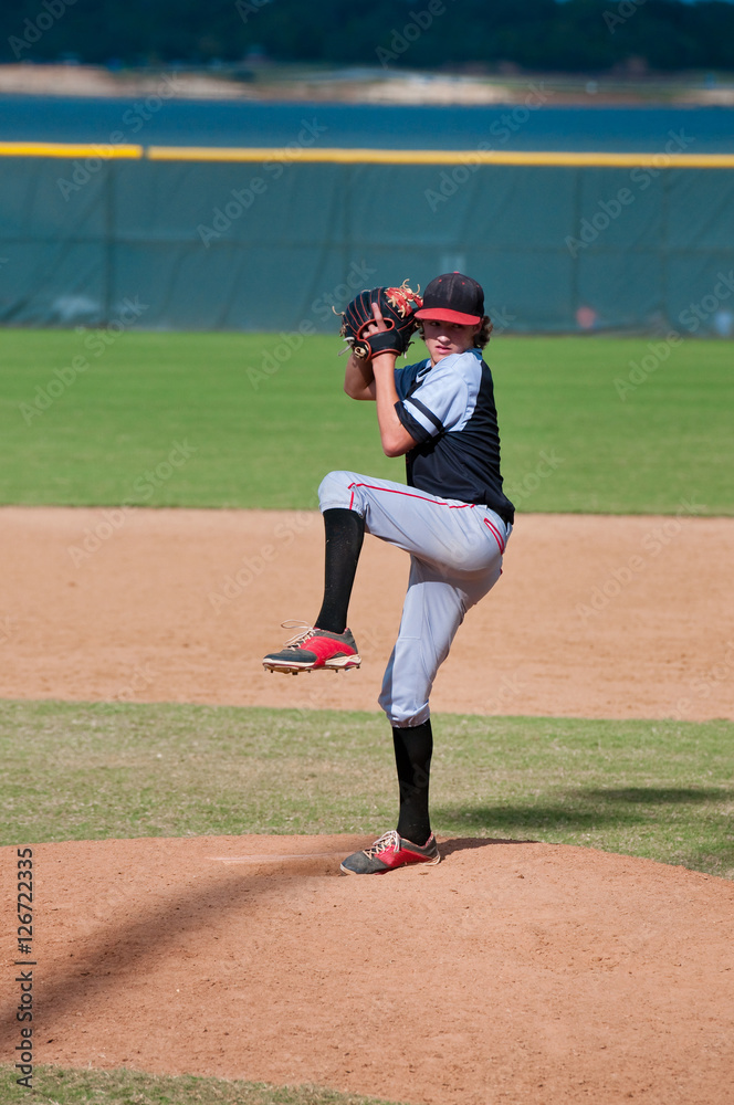 Pitcher Baseball Windup