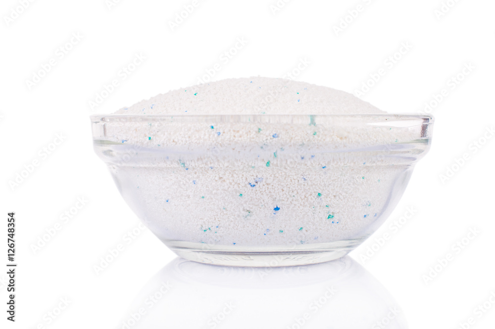 washing powder on a white background Stock Photo | Adobe Stock