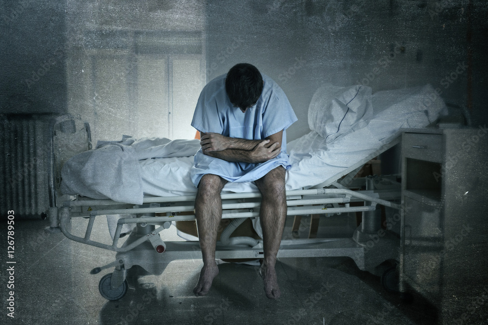 Sad Hospital Patient