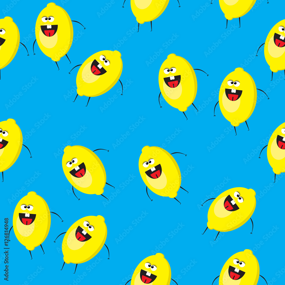 cartoon lemon character Stock Vector | Adobe Stock