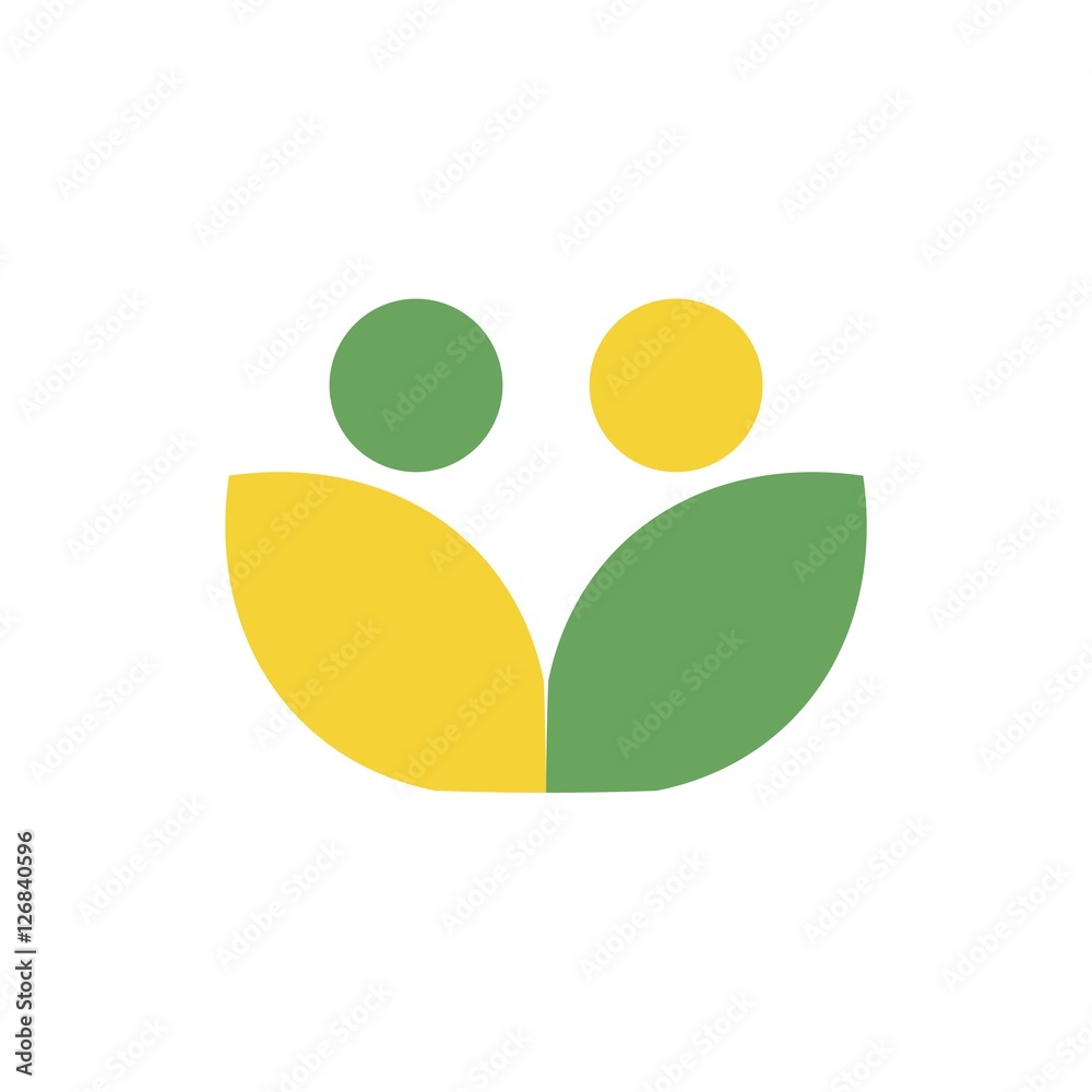 Abstract face logo design, face logo design Stock Vector | Adobe Stock