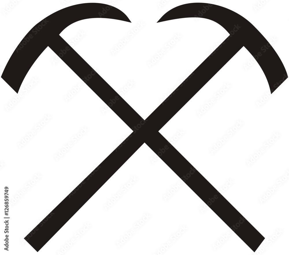 Mine point symbol Stock-Vektorgrafik | Adobe Stock