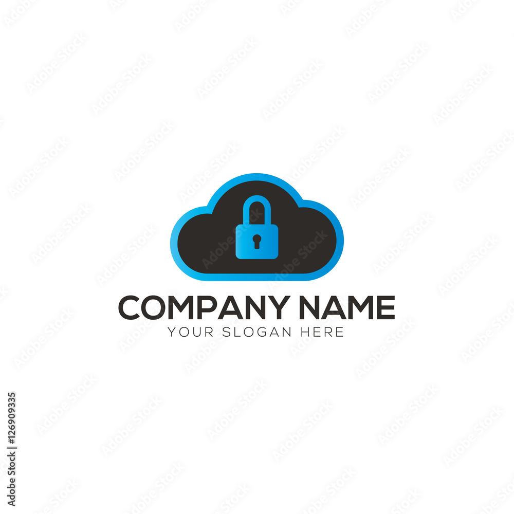 Lock business logo design vector Stock-Vektorgrafik | Adobe Stock